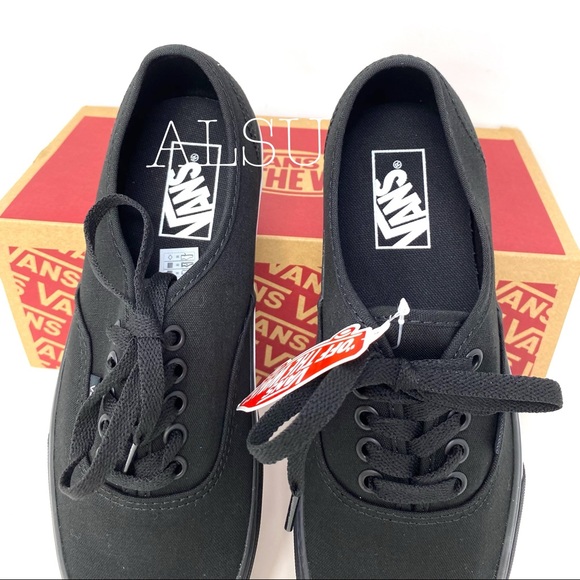 Vans | Shoes | Vans Authentic Mono Bumper Black Canvas Womens | Poshmark